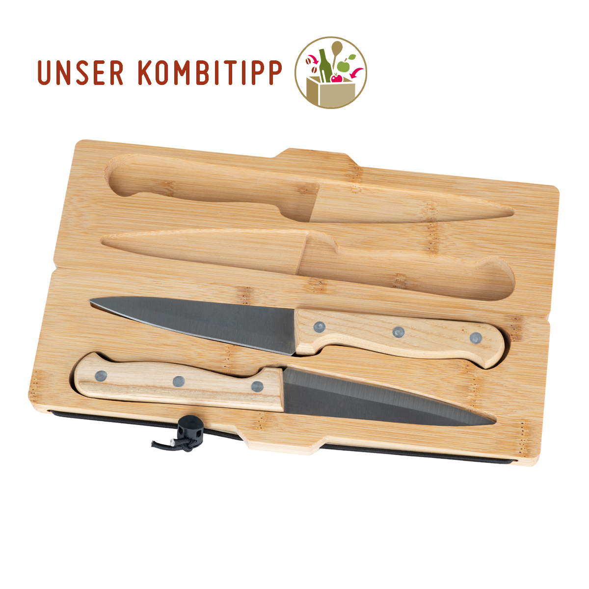 Faltbares Schneidebrett mit zwei Messern | MULTIGATE PLUS GmbH | Ihr ...